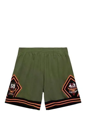 Mitchell & Ness Nba Chicago Bulls 1997 Flight Swingman Shorts - Green