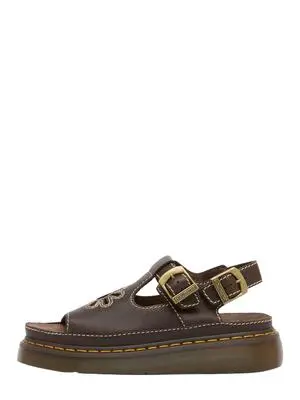 Dr. Martens Dunnet Flower Sandal - Kelp Brown