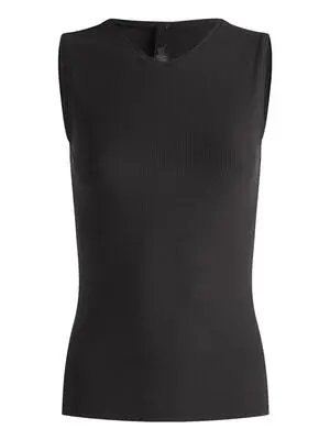 SKIMS Soft Lounge V-neck Tank - Onyx
