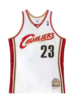 Mitchell & Ness Nba Cleveland Cavaliers 03 Lebron James Authentic Jersey - White
