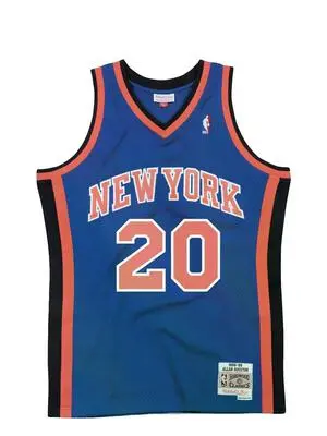 Mitchell & Ness New York Knicks 1998-99 Allan Houston Swingman Jersey - Blue