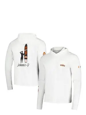 Johnnie-o San Francisco Giants Eddie Long Sleeve Hoodie T-shirt - White