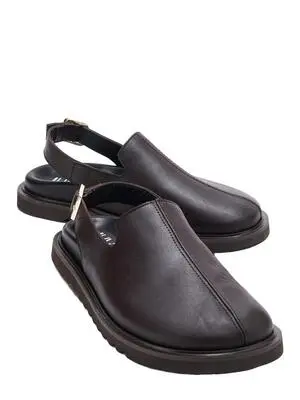 FOREVER & ALWAYS SHOES Forever & Always Shoes Laby Leather Clogs Brown Leather