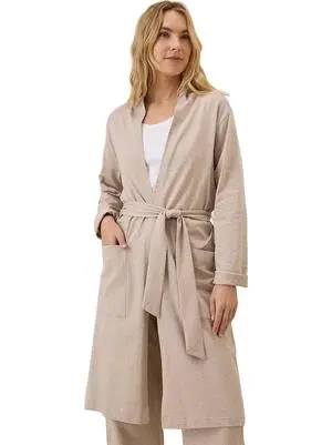 PACT Pact Organic Cotton Cool Stretch Lounge Duster Oat Heather