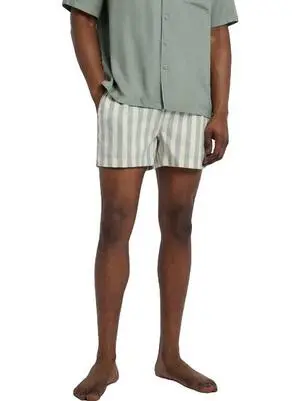 Onia Charles 4" Swim Trunk - Sage/cream
