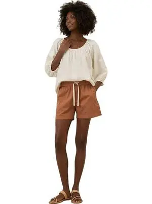 PACT Pact Organic Cotton Daily Twill Short Ochre