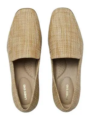 LANDS' END Lands' End Classic Raffia Loafers