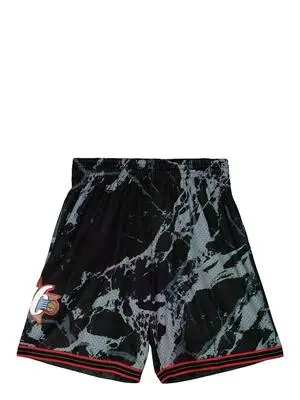 Mitchell & Ness Team Marble Nba Philadelphia 76ers 2000 Swingman Shorts - Black