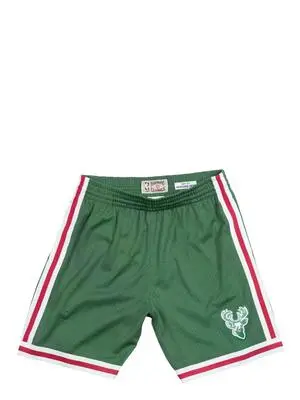 Mitchell & Ness 1971/72 Milwaukee Bucks Swingman Shorts - Green