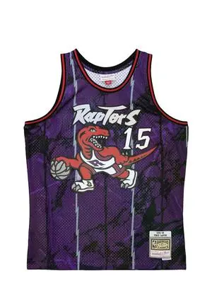 Mitchell & Ness Nba Toronto Raptors 1998 Vince Carter Team Marble Swingman Jersey Vest Top - Purple