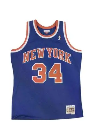 Mitchell & Ness Nba Knicks 91 Charles Oakley Basketball Jersey - Blue