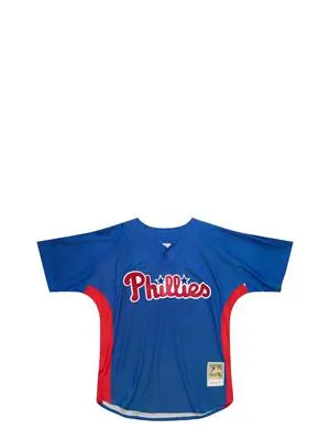Mitchell & Ness Mlb Batting Phillies 2010 Roy Halladay Jersey - Blue