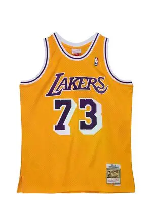 Mitchell & Ness 1998/99 Dennis Rodman Los Angeles Lakers Swingman Player Jersey - Yellow