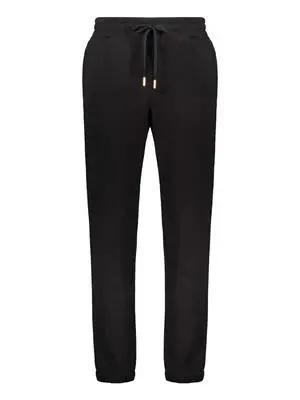 Versace Cotton Track Pants - Black