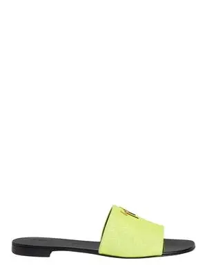 GIUSEPPE ZANOTTI Shirley Glitter Sandals - Yellow