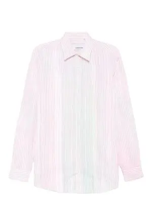 COSTUMEIN Vertical-stripe Pattern Shirt - Pink