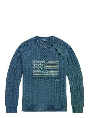 Polo Ralph Lauren Cable-knit Jumper - Blue
