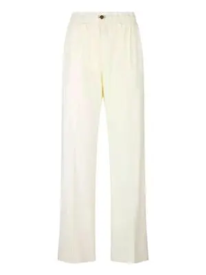 Liu Jo Logo-plaque Track Trousers - White