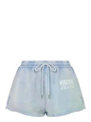 Moschino Logo-print Shorts - Blue