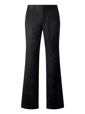 Roberto Cavalli Tiger-print Trousers - Black