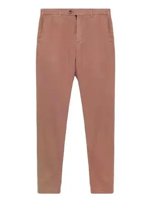 Canali Twill Chinos - Pink