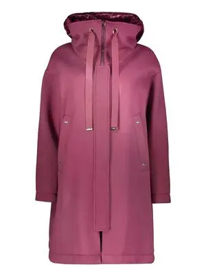 Herno Hooded Coat - Purple