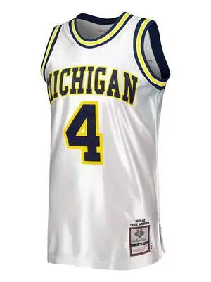 Mitchell & Ness 1991/92 Chris Webber Michigan Wolverines Swingman Replica Jersey - White