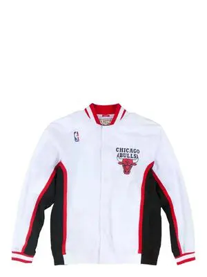 Mitchell & Ness 1992/93 Chicago Bulls Authentic Warm-up Jacket - White
