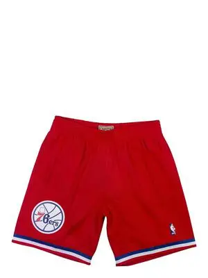 Mitchell & Ness 2002/03 Hardwood Classics Philadelphia 76ers Swingman Shorts - Red
