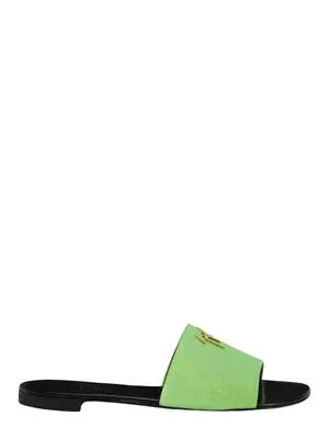 GIUSEPPE ZANOTTI Shirley Glitter Sandals - Green