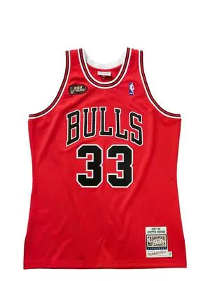 Mitchell & Ness Nba Authentic Bulls 1997 Scottie Pippen Jersey - Red