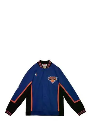 Mitchell & Ness Nba Ny Knicks 96 Authentic Warm-up Jacket - Blue
