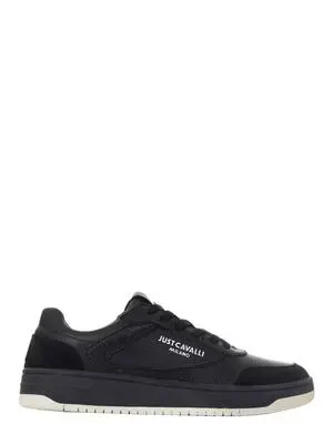 Just Cavalli Logo-print Sneakers - Black