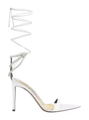 Alexandre Vauthier 111mm Lace-up Sandals - White