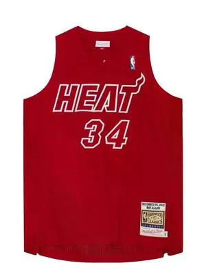 Mitchell & Ness Nba Miami Heat 2012 Ray Allen Christmas Day Jersey - Red