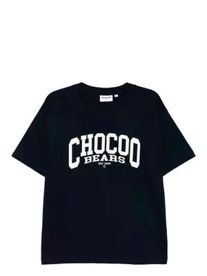 CHOCOOLATE Logo-patch T-shirt - Blue