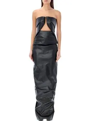 Rick Owens Strapless Dress - Black