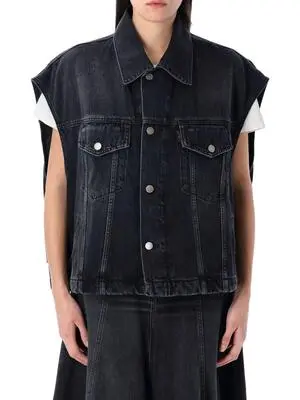 HAIKURE Sleeveless Jacket - Black