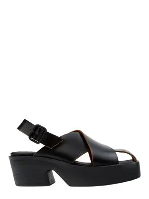 Camper Heeled Sandals - Black