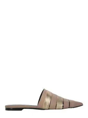 Fabiana Filippi Sabot Mules - Brown