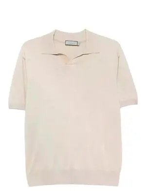 Canali Fine-knit T-shirt - Neutrals