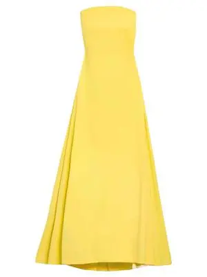 Jacquemus Strapless Gown - Yellow