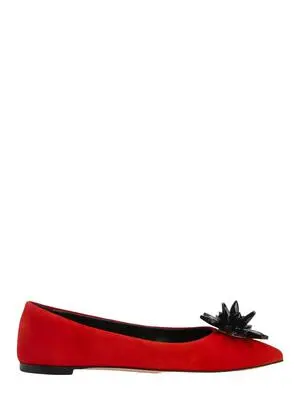 GIUSEPPE ZANOTTI Valliee Ballerinas - Red