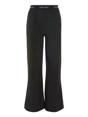Calvin Klein Wide-leg Trousers - Black