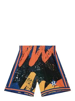 Mitchell & Ness Mlb Houston Astros Hyper Hoops Shorts - Blue