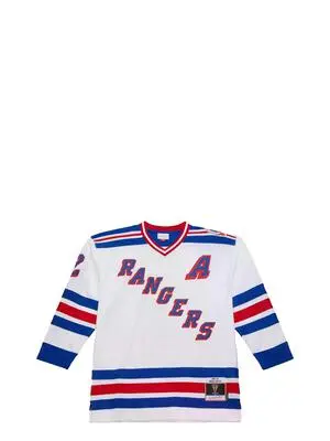 Mitchell & Ness 1993/94 Brian Leetch New York Rangers Power Play Jersey - White