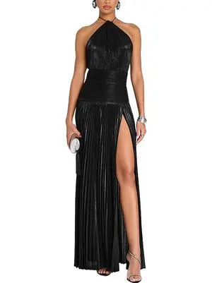 Retrofete Thalia Halter Dress - Black