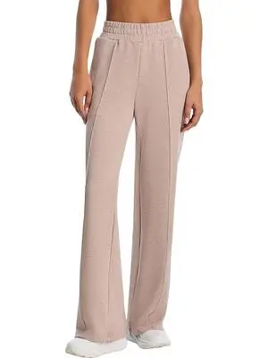 Varley Wide Leg Pants - Taupe Marle