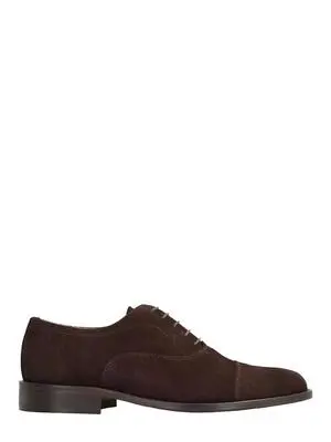 Bruno Magli Suede Oxford Shoes - Brown