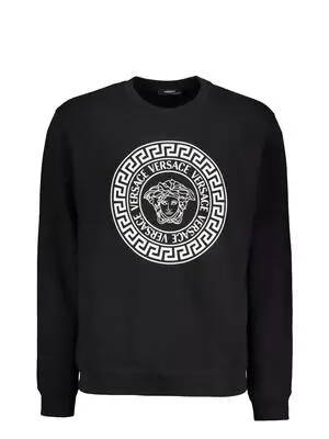 Versace Cotton Sweatshirt - Black